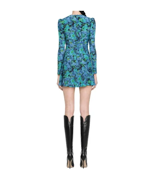 Gucci Long-sleeved Printed Dress
