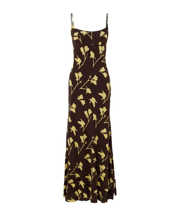 Staud Printed Dress - Black
