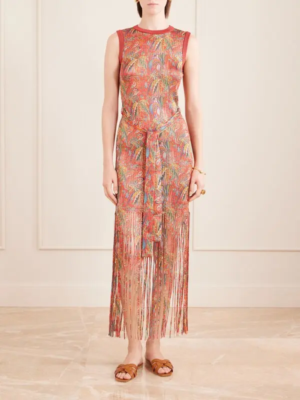 Etro Printed Midi Dress