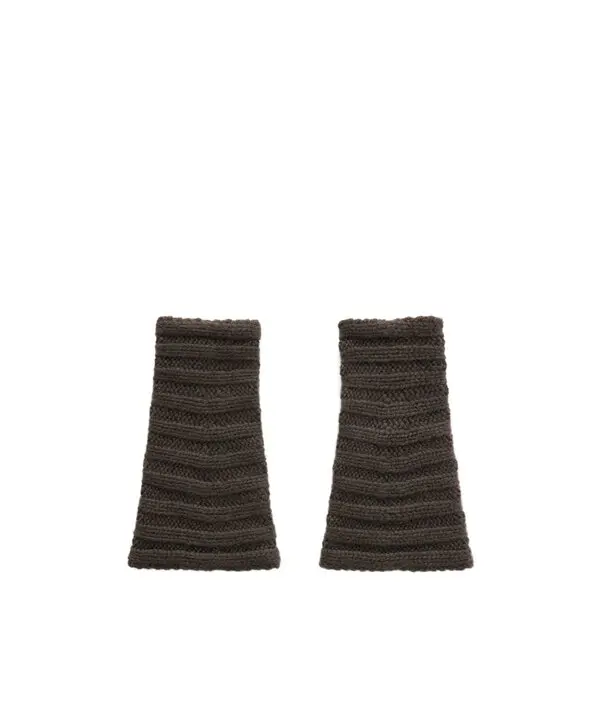 LISA YANG Ribbed Cashmere Fingerless Gloves