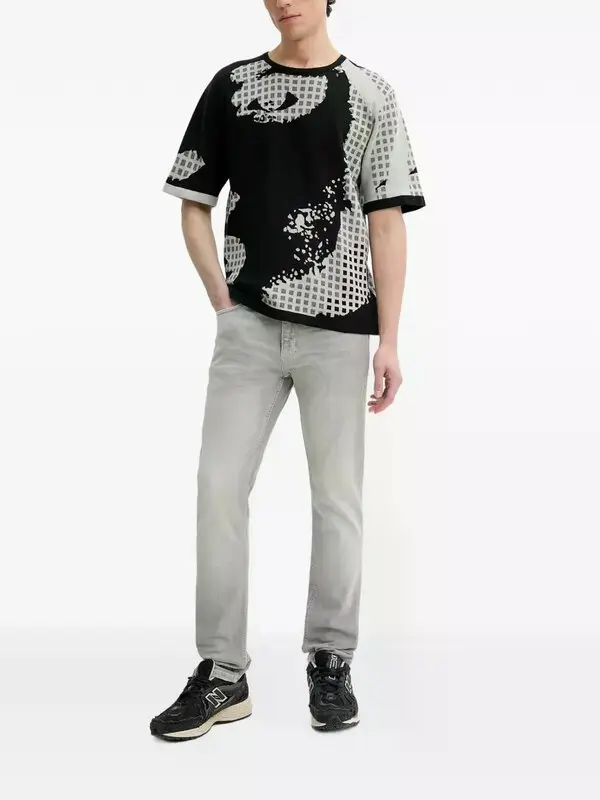 Desigual Graphic-print Jacquard T-shirt