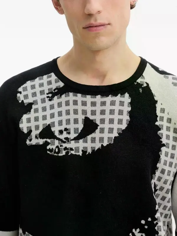Desigual Graphic-print Jacquard T-shirt