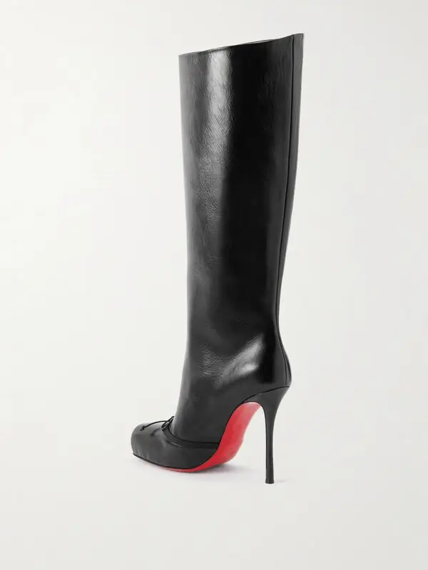 CHRISTIAN LOUBOUTIN Leather Knee Boots