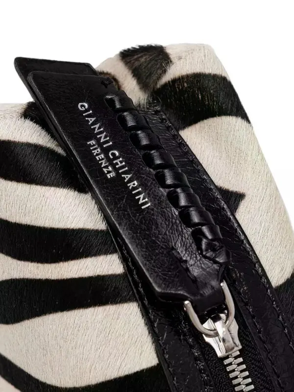 GIANNI CHIARINI Alifa Zebra-print Tote Bag
