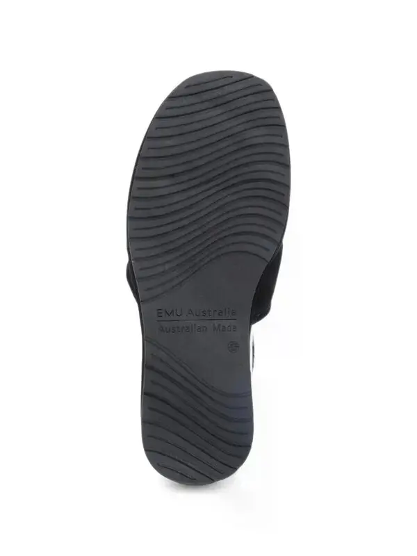 EMU AUSTRALIA Platinum Yamba Logo-plaque Shearling-lined Slippers