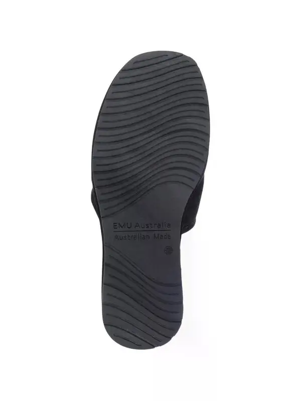 EMU AUSTRALIA Platinum Yamba Logo-plaque Shearling-lined Slippers