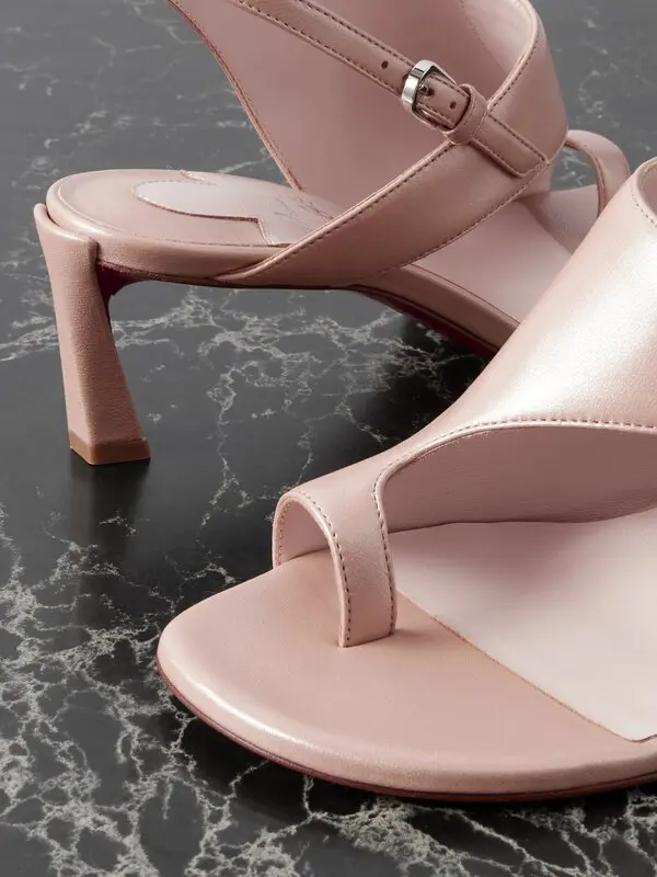 CHRISTIAN LOUBOUTIN Leather Slingback Sandals