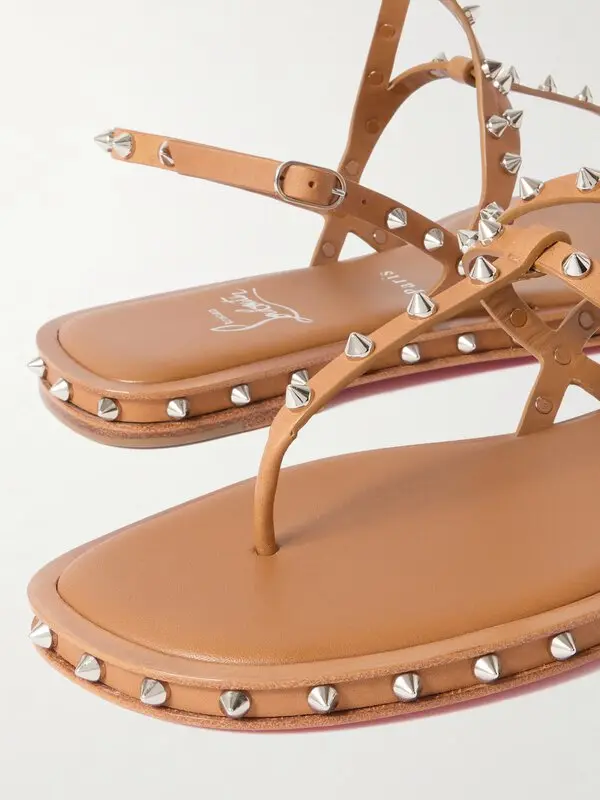 CHRISTIAN LOUBOUTIN Bombina Studded Leather Sandals