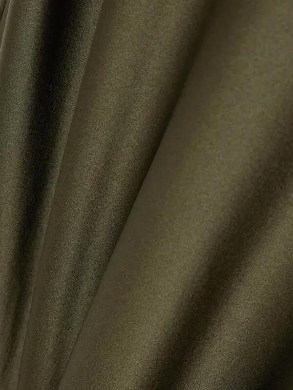 Staud Silk-blend Satin Maxi Skirt