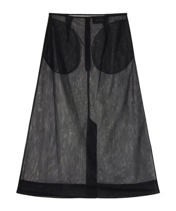 Simone Rocha Midi Skirt - Black