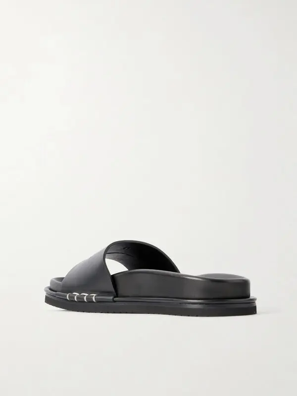 J.W.ANDERSON Fussbett Leather Slides