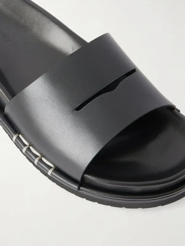 J.W.ANDERSON Fussbett Leather Slides
