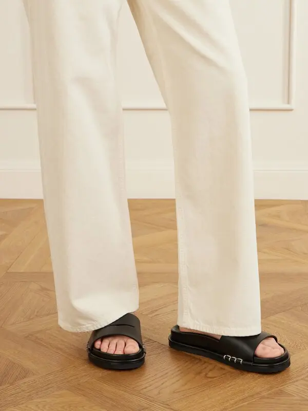 J.W.ANDERSON Fussbett Leather Slides