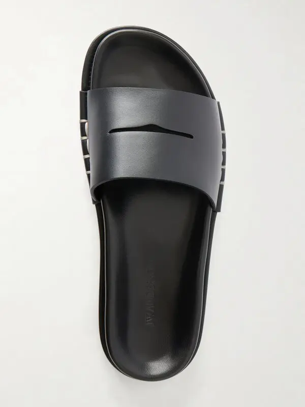 J.W.ANDERSON Fussbett Leather Slides