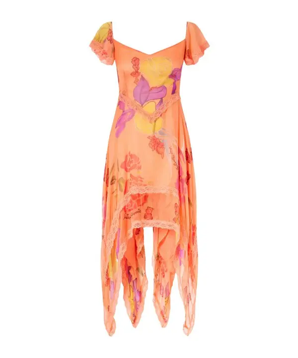 DONDE ESTEBAN Pink Floral Maxi Dress
