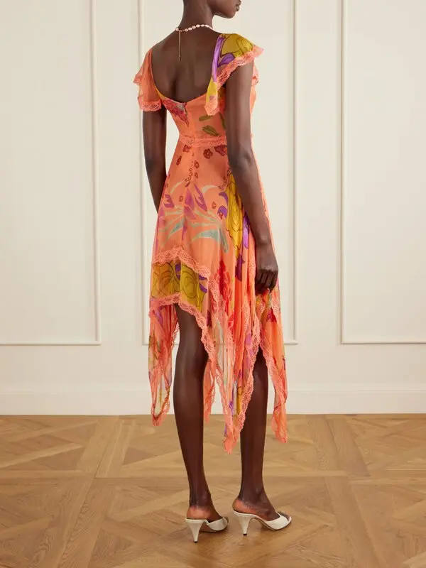 DONDE ESTEBAN Pink Floral Maxi Dress