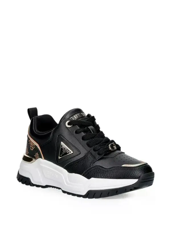 Guess Helada Logo-plaque Panelled Sneakers