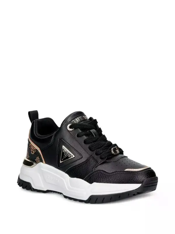 Guess Helada Logo-plaque Panelled Sneakers