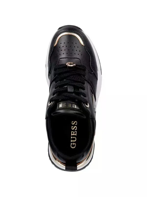 Guess Helada Logo-plaque Panelled Sneakers