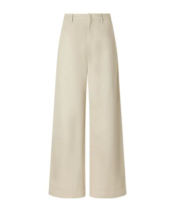 Still Here Cotton Wide-leg Pants
