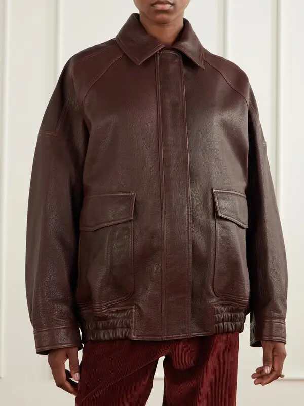 RÓHE Textured-leather Jacket