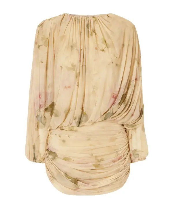 Magda Butrym Floral-print Georgette Mini Dress