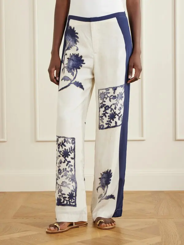 SIR. Phillipa Georgette Straight-leg Pants