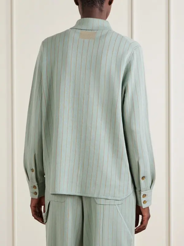 Guest In Residence Knitted Shirt Jacket