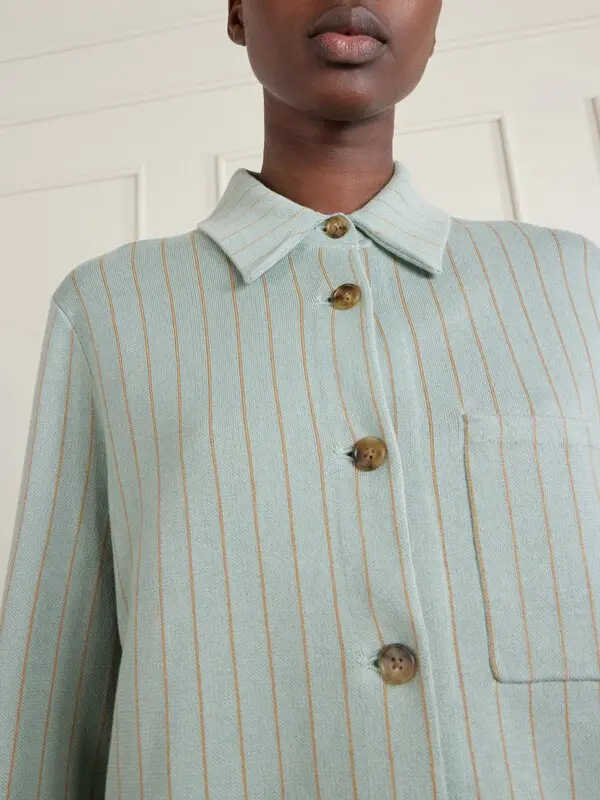 Guest In Residence Knitted Shirt Jacket