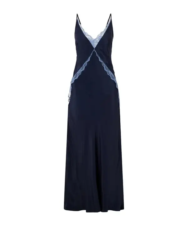 SIR. Elsie Lace-trim Slip Maxi Dress
