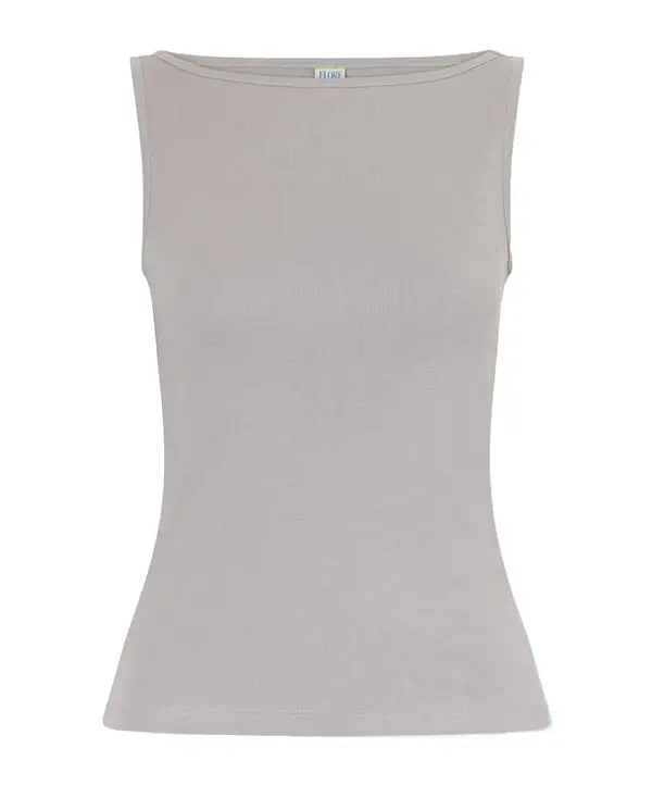 FLORE FLORE Organic Cotton Tank Top - Gray