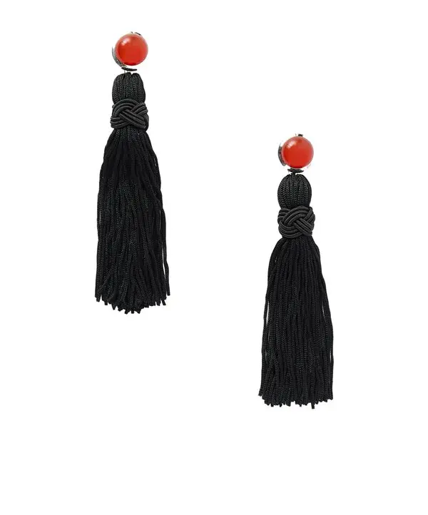 SOPHIE BUHAI Handmade Silver Earrings - Black