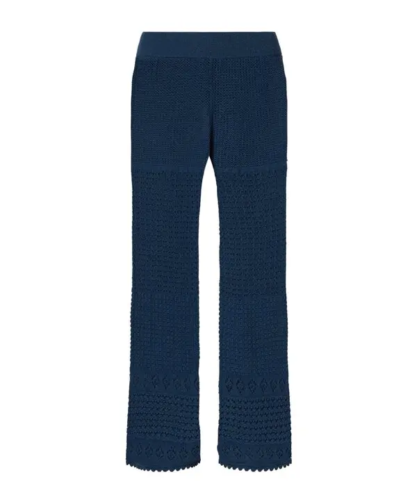 ERES Crocheted Straight-leg Pants