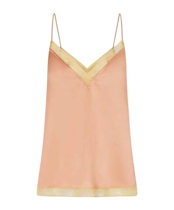 ERES Instant Lace-trimmed Silk-satin Camisole
