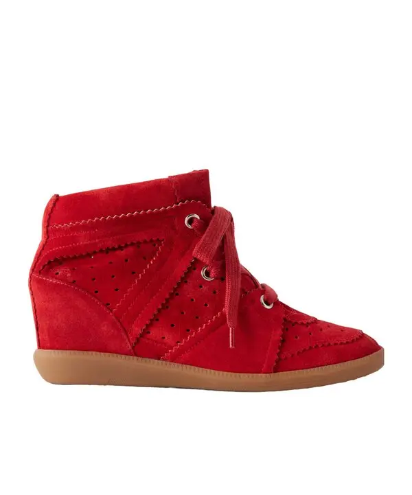 Isabel Marant Étoile Suede Wedge Sneakers