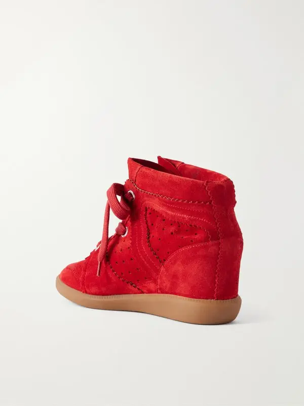 Isabel Marant Étoile Suede Wedge Sneakers