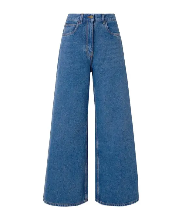 Etro High-waisted Wide-leg Jeans