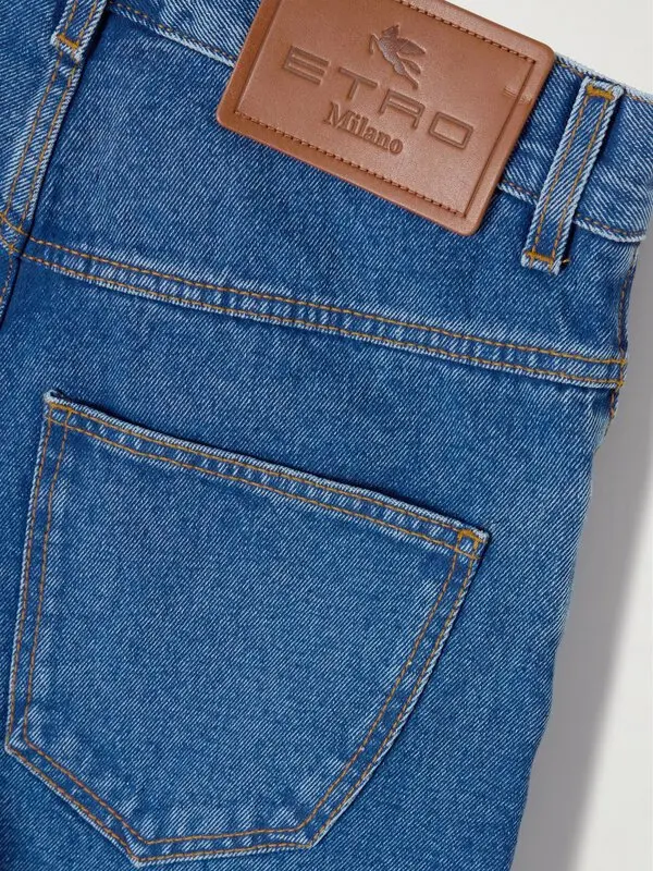 Etro High-waisted Wide-leg Jeans