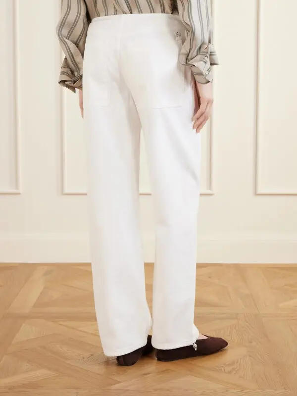 Still Here Sport Low-rise Wide-leg Jeans