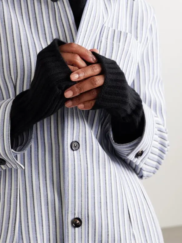 YVES SALOMON Fingerless Mittens