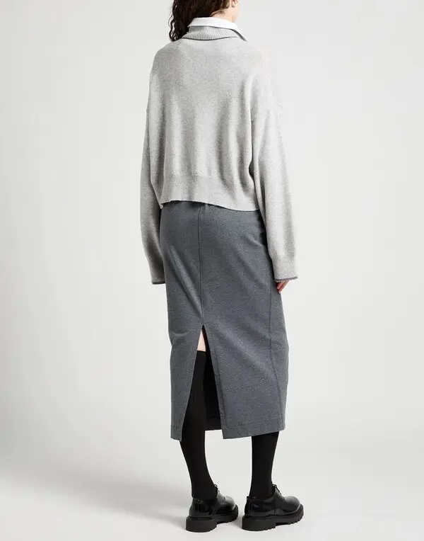 Brunello Cucinelli High-neck Zip Knit Sweater