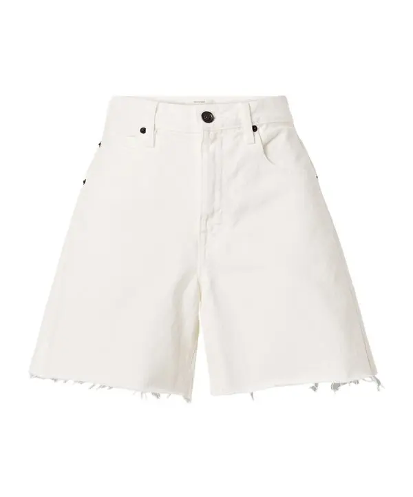 SLVRLAKE Sienna Frayed Denim Shorts