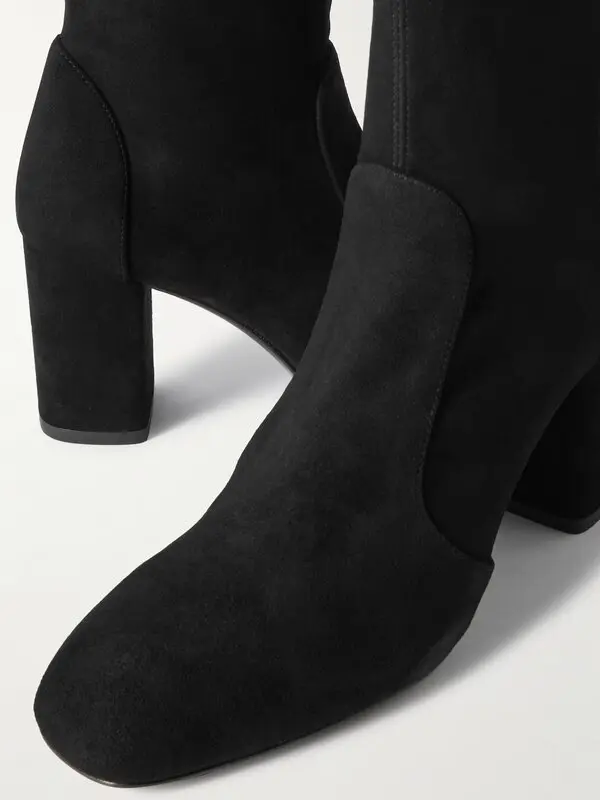 STUART WEITZMAN Lucie Suede Knee Boots
