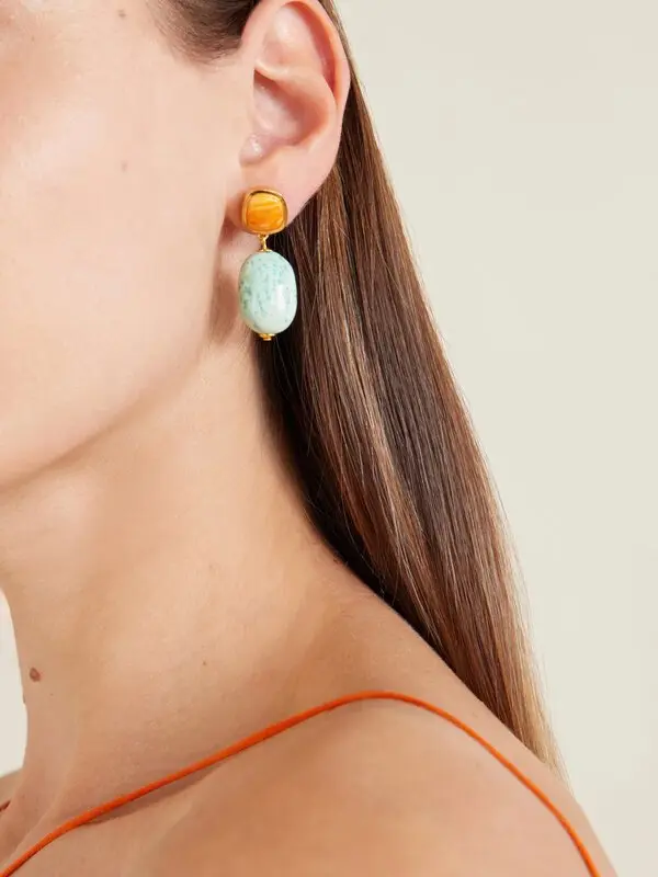LIZZIE FORTUNATO Citrus Splash Drop Earrings
