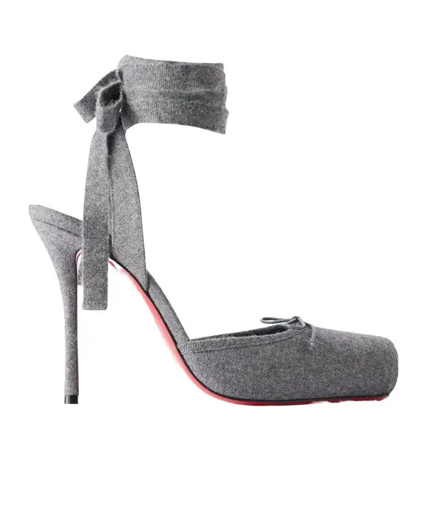 CHRISTIAN LOUBOUTIN Ballet Pointed-toe High Heels - Gray