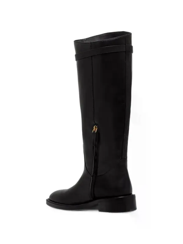 COCCINELLE Pansy Logo-plaque Knee-high Boots