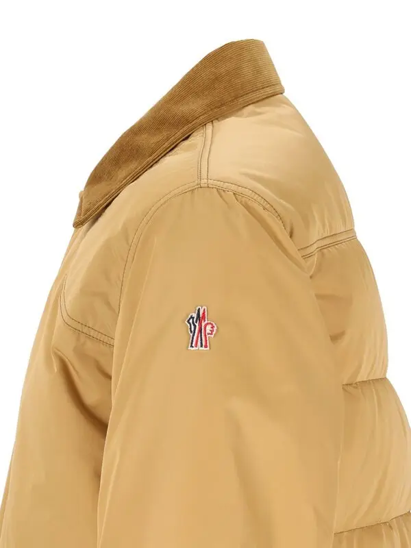 Moncler Louron Corduroy-trimmed Short Down Jacket