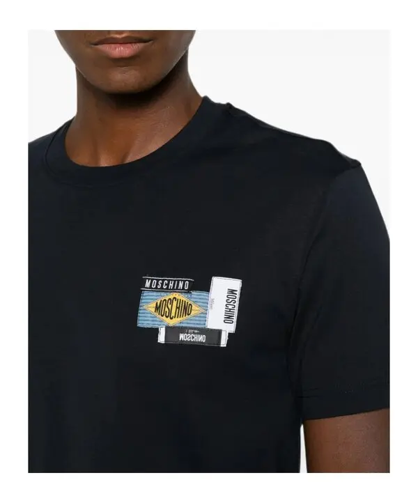 Moschino Logo-patch T-shirt