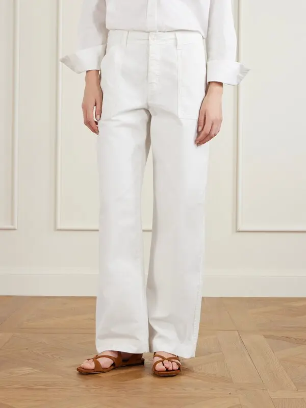 Matteau Cotton Straight-leg Pants