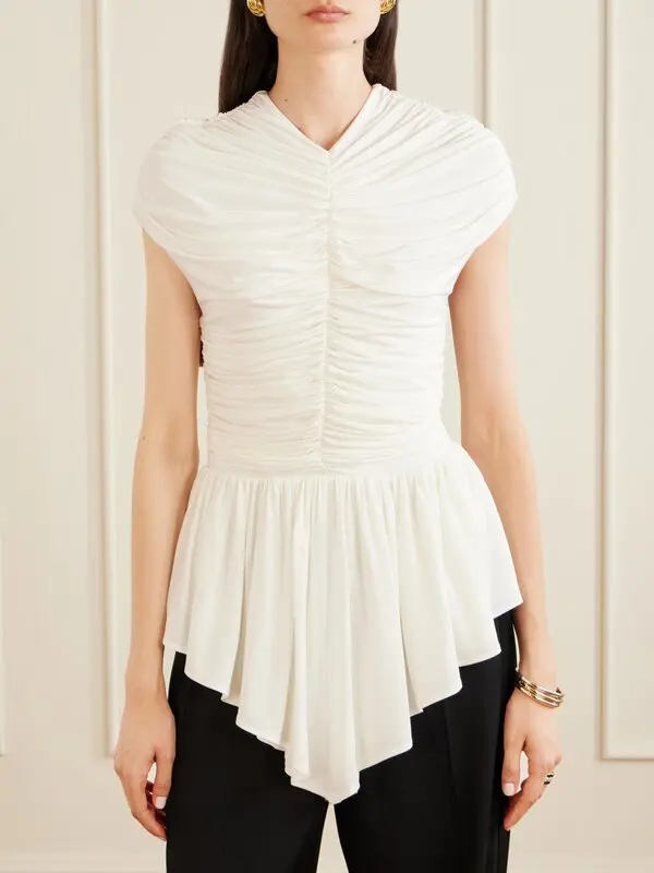 Tove Fitted Ruched Top